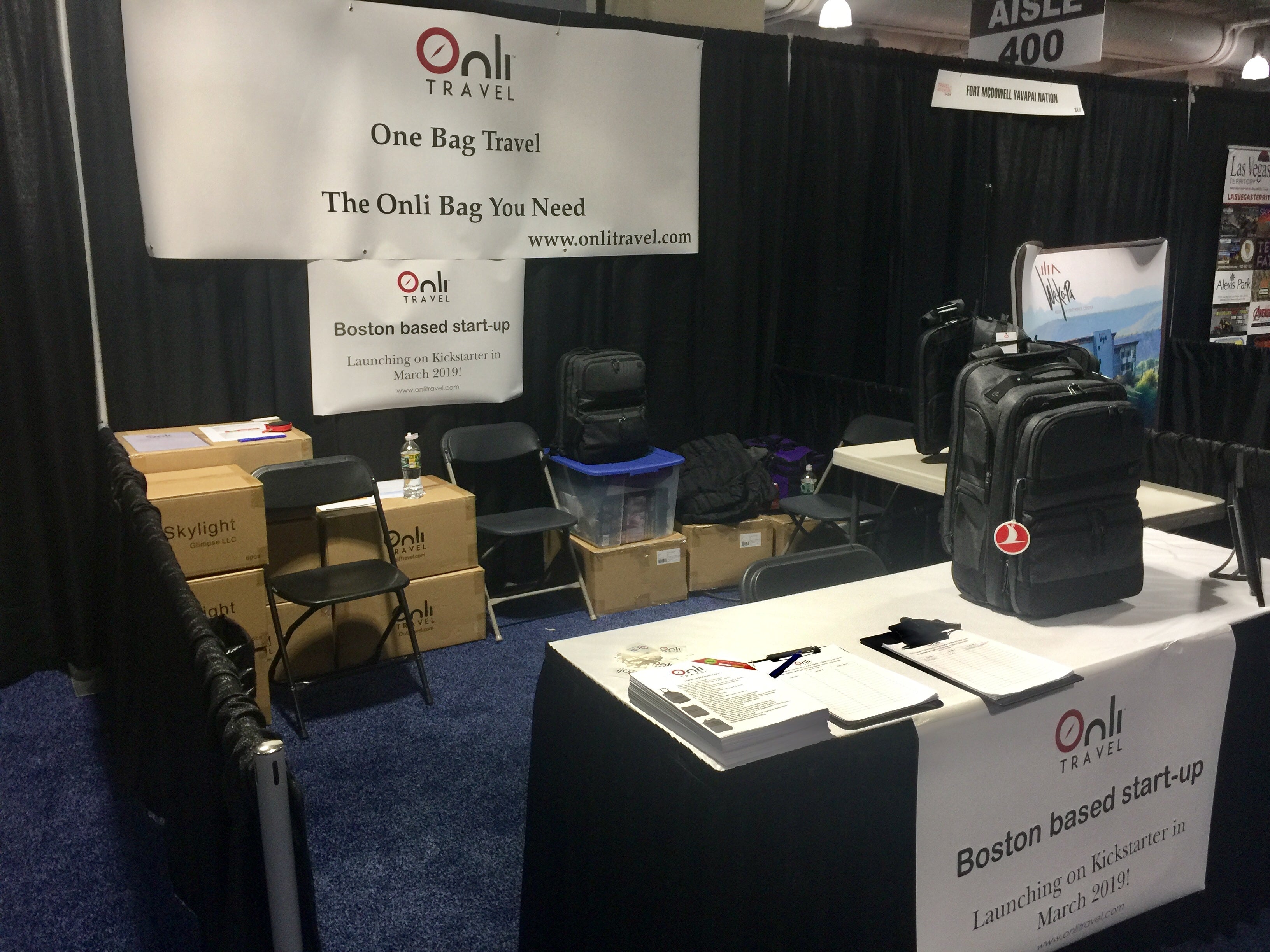 Our First Trade Show! – Onli Travel LLC